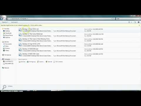 How to Recover an Overwritten Microsoft Word File : Microsoft Office Help
