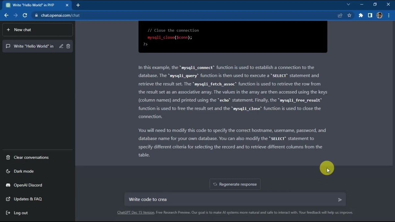 How To Use ChatGPT To Learn PHP #codingtutorial