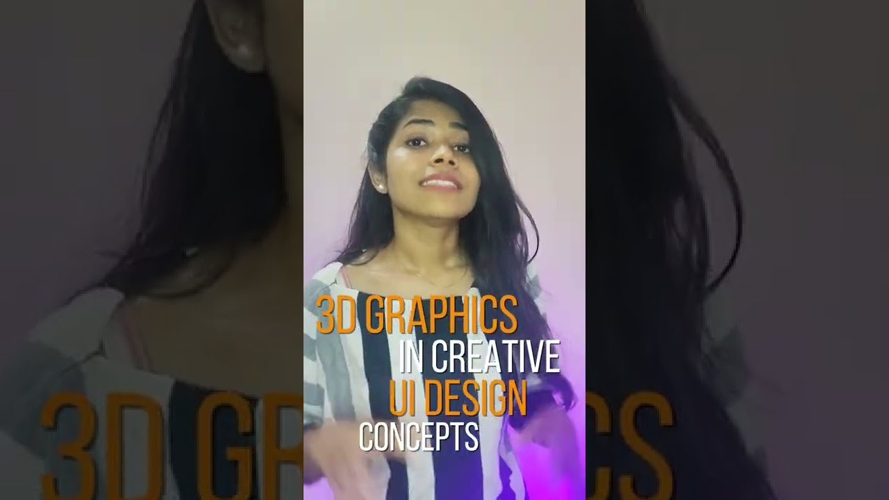 3D Graphics in Creative UI Design Concepts