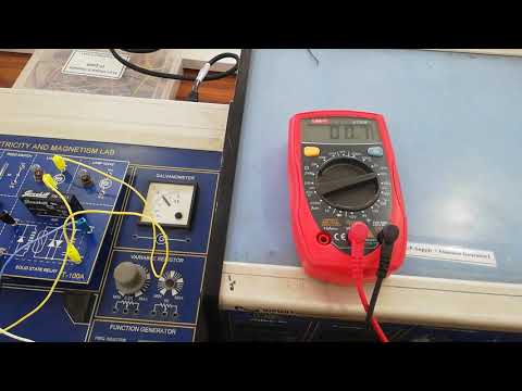 Practical demonstration of Solid state relay