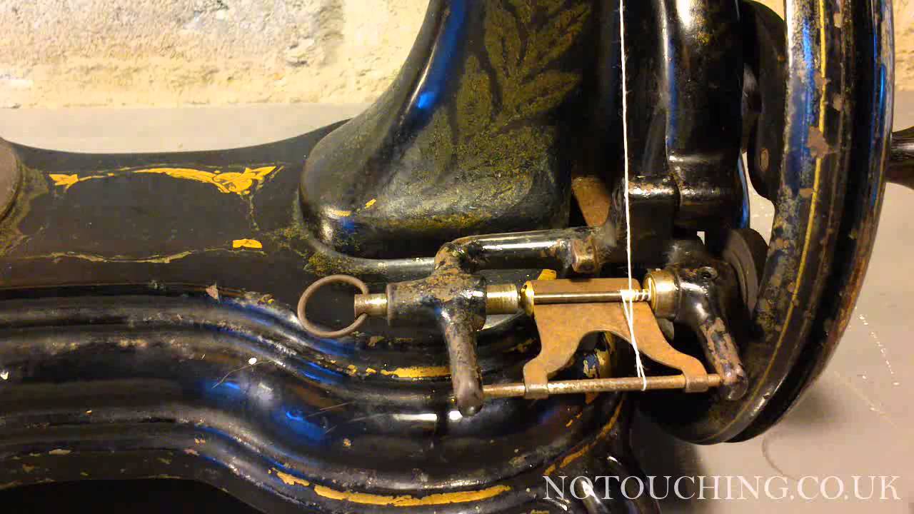 Jones Hand Machine - winding the bobbin