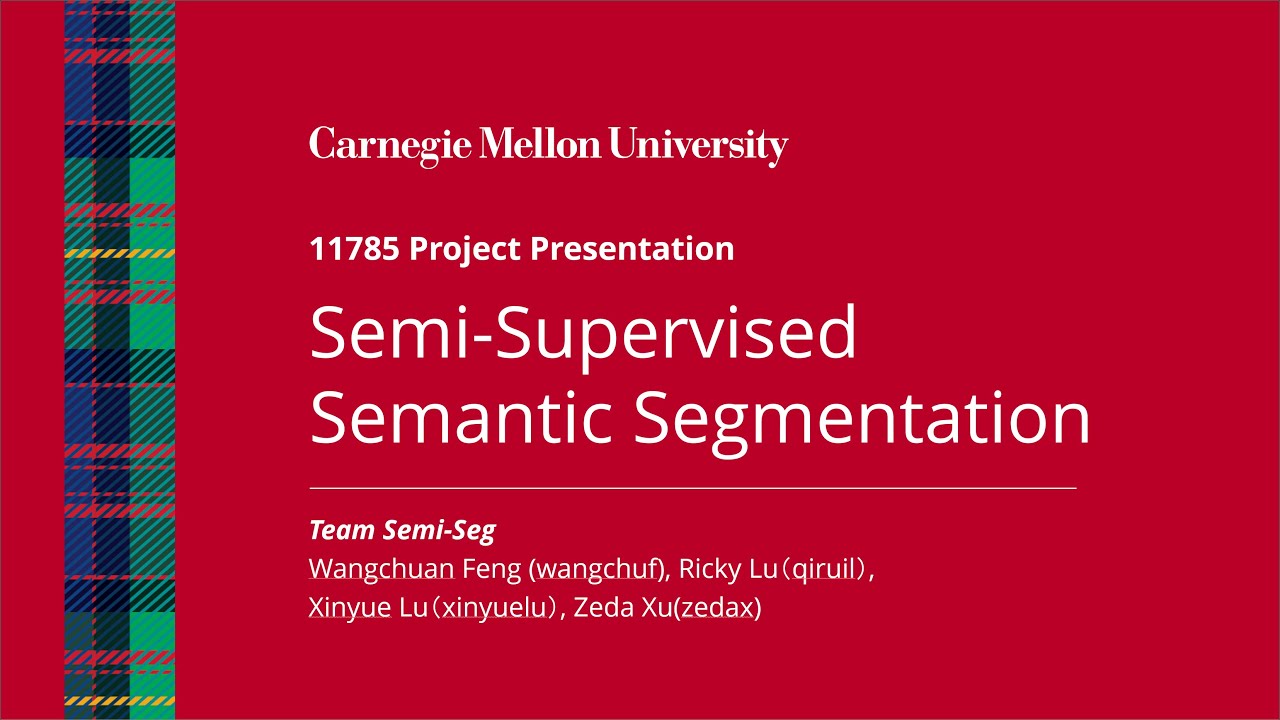 11785 Project Spring 2022 - Towards More Efficient Semi-Supervised Semantic Segmentation