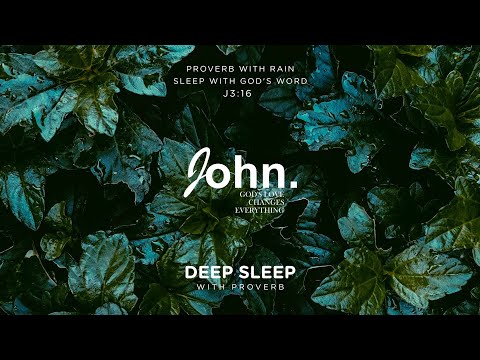 Sleep with God's Word - Proverb with Rain for Deep Sleep Read By David Suchet | The Book of Proverb