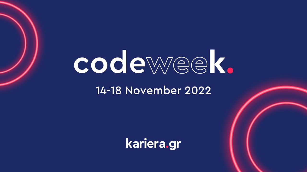 Join the ultimate Dev Community | codeweek. | 14-18 Nov 2022