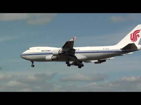 Air China Cargo Boeing 747-40F B-2476 Landing Frankfurt am Maim FRA