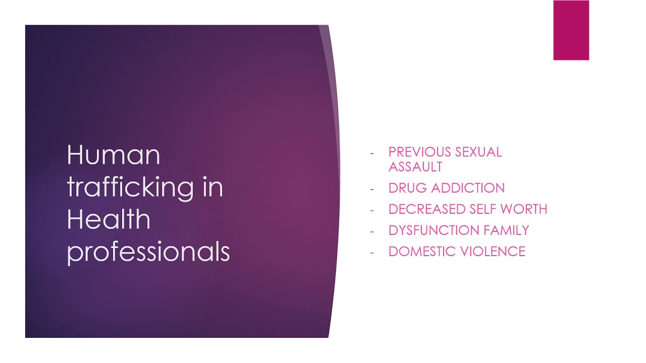 Human Trafficking PPT with voicing