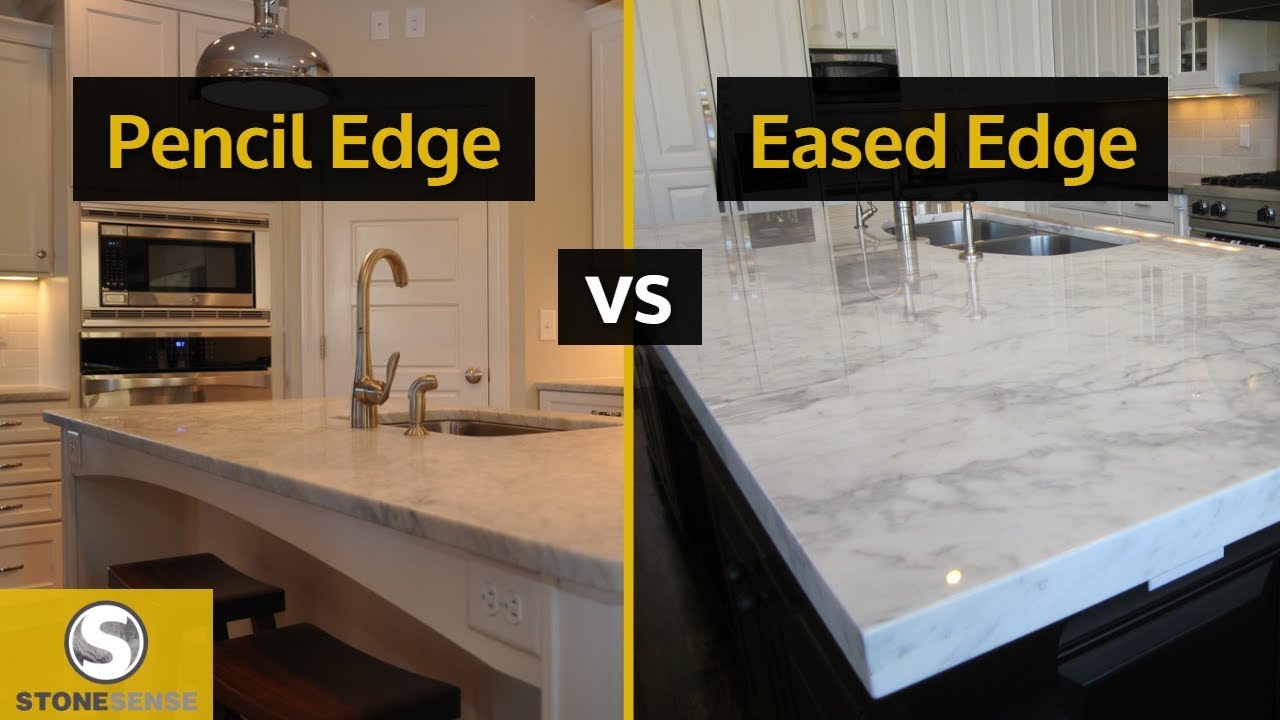Pencil Edge vs. Eased Edge Countertops