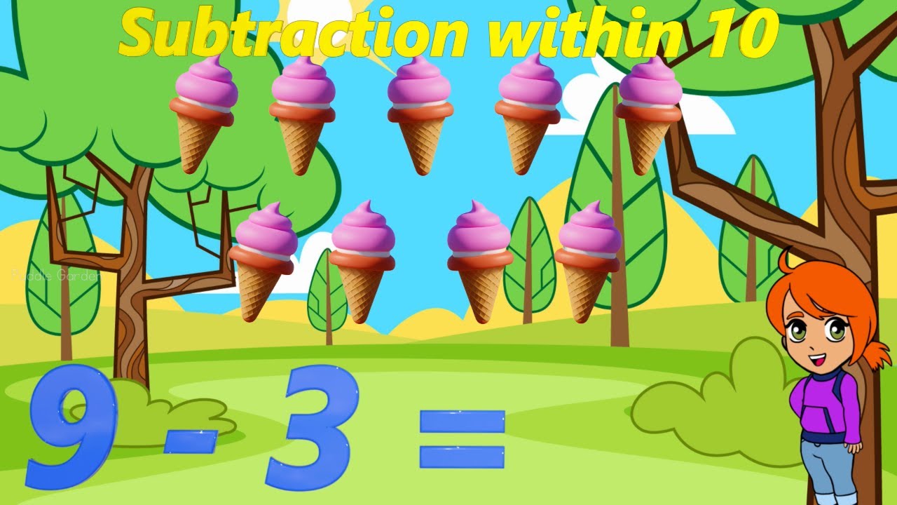 Subtraction Fun for Preschool & Kindergarten | Learn to Subtract Within 10