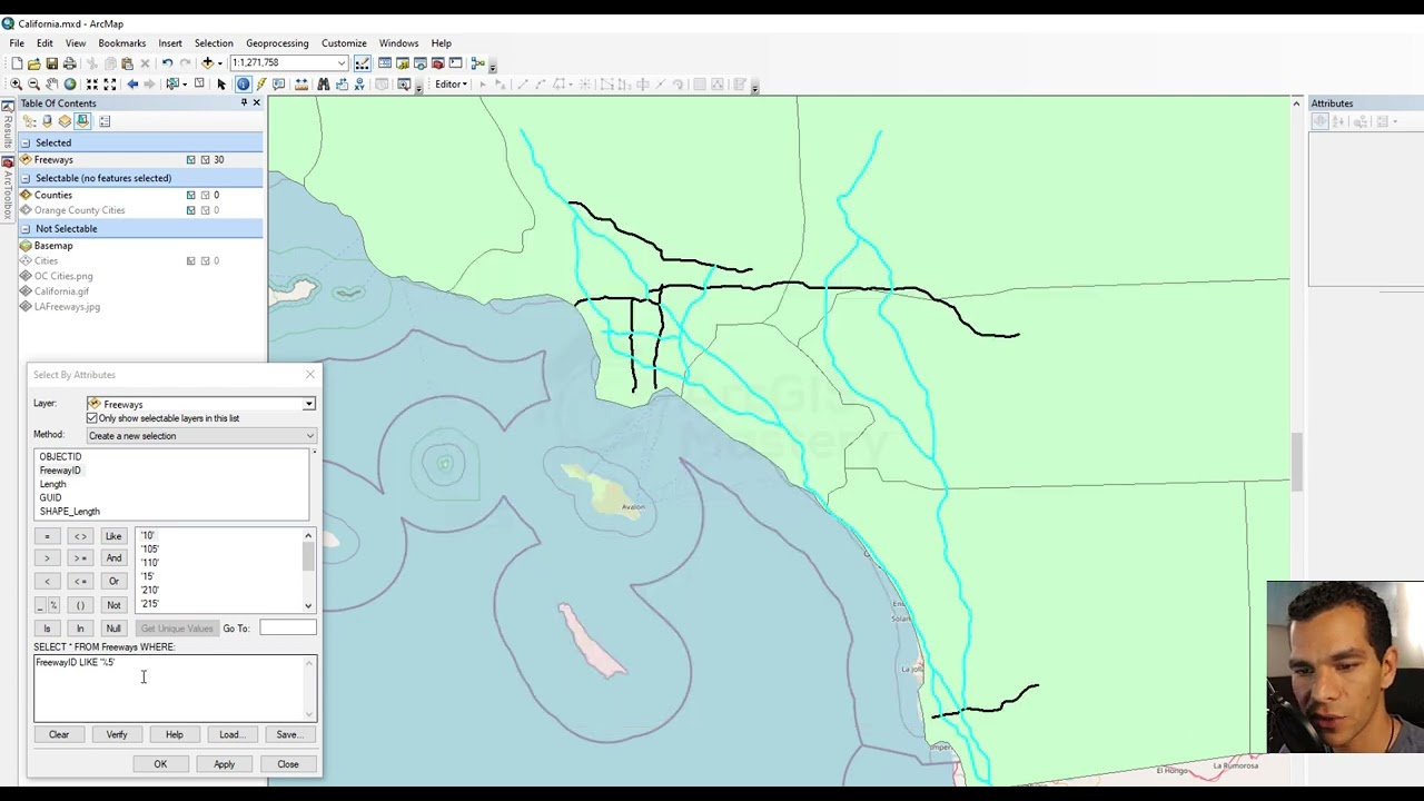 ArcMap Select By Attribute , Select features by attribute on ArcMap | ArcGIS Mastery