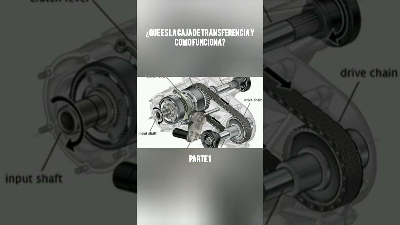 ¿Qué es la caja de transferencia y cómo funciona? parte 1 #mecanicaautomotriz #automobile
