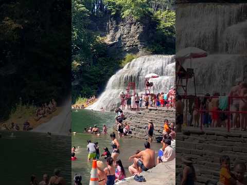 ✨SWIM ✨in a WATERFALL | Robert Treman State Park ???? Finger Lakes Forest Bathing in Ithaca, NY