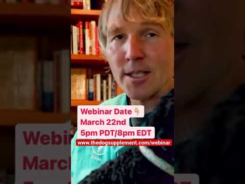 You are Invited! Join Dr. Jones' Natural Dog Health and Nutrition FREE Web Clinic!