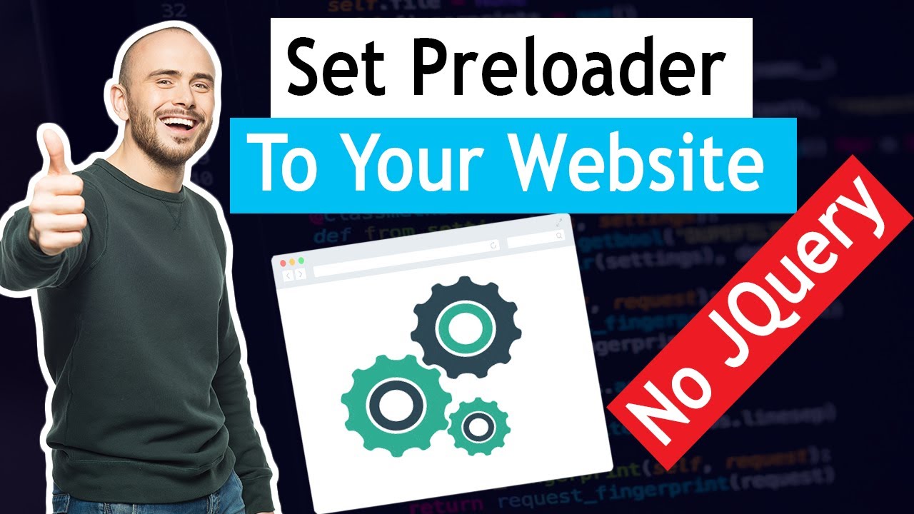Add Preloader HTML CSS & Javascript