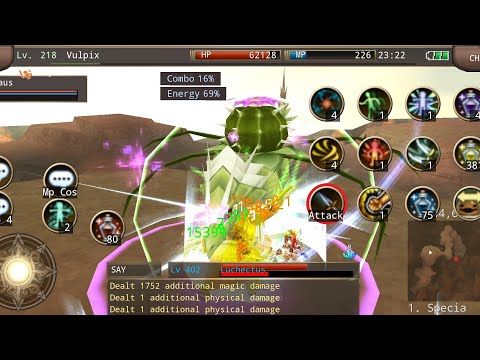 Iruna Online Monk Auto Vs Luchectus (Ice burn/Musbera/3x)