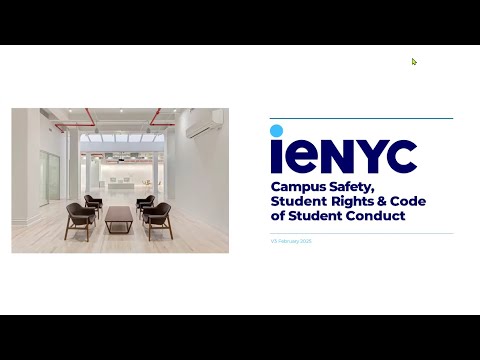 IENYC Campus Safety and Alcohol & Drug Abuse Prevention Programming