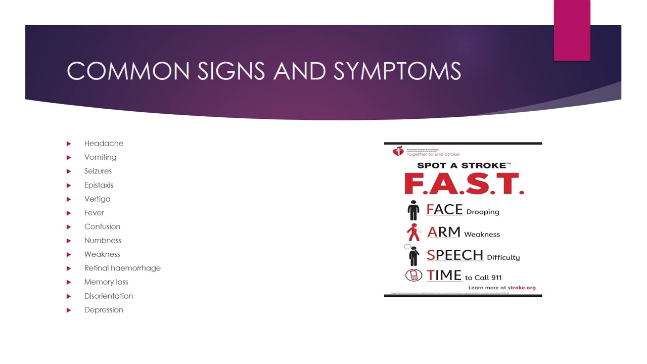 STROKE POWERPOINT PRESENTATION VIDEO