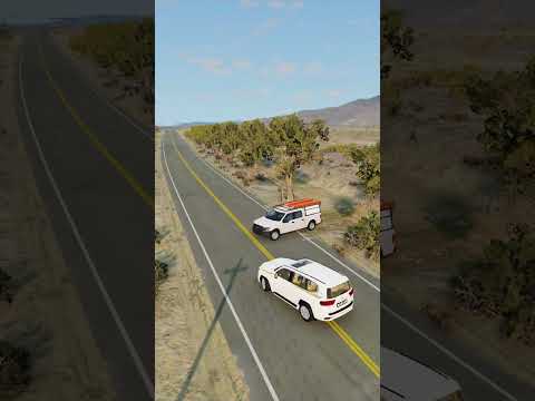 Realistic Highway Car Crashes #32