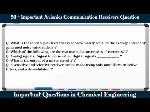 MCQ Questions Avionics Communication Receivers with Answers