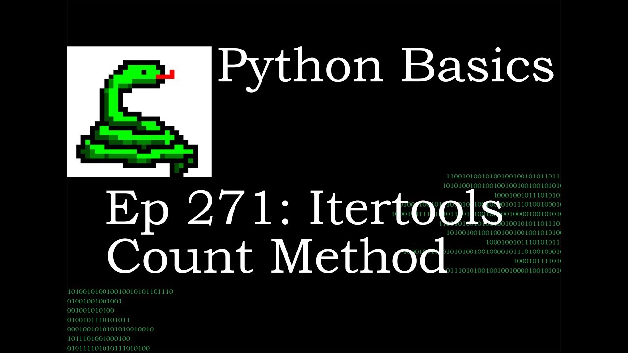 Python Basics Itertools Count Method