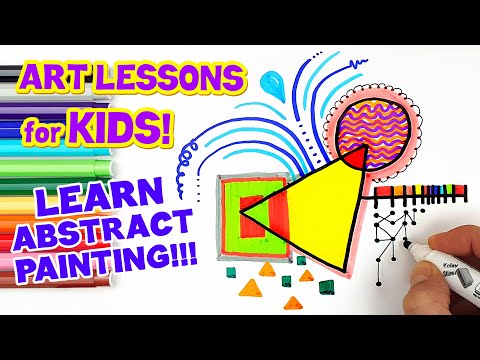 LEARN ABSTRACT ART (MODERN ART LESSONS FOR KIDS)