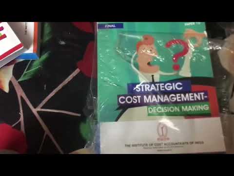 Unboxing of CMA FINAL study material | 2022 | books | groups