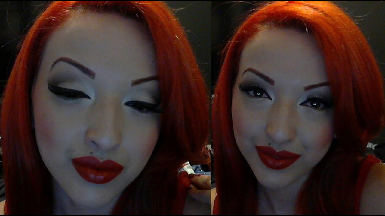 PART 2 Vintage Pinup Makeup Tutorial