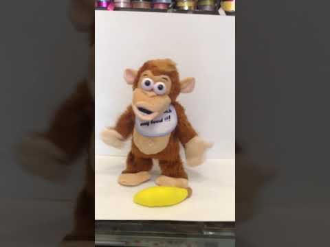 Funny Crying Monkey Stuff Toy with Banana Battery Operated available in feelings gifts lahore