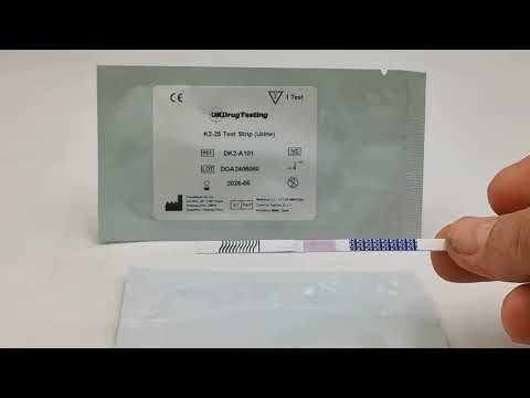UKDrugTesting K2 and K3 Synthetic Urine Drug Test Strips.