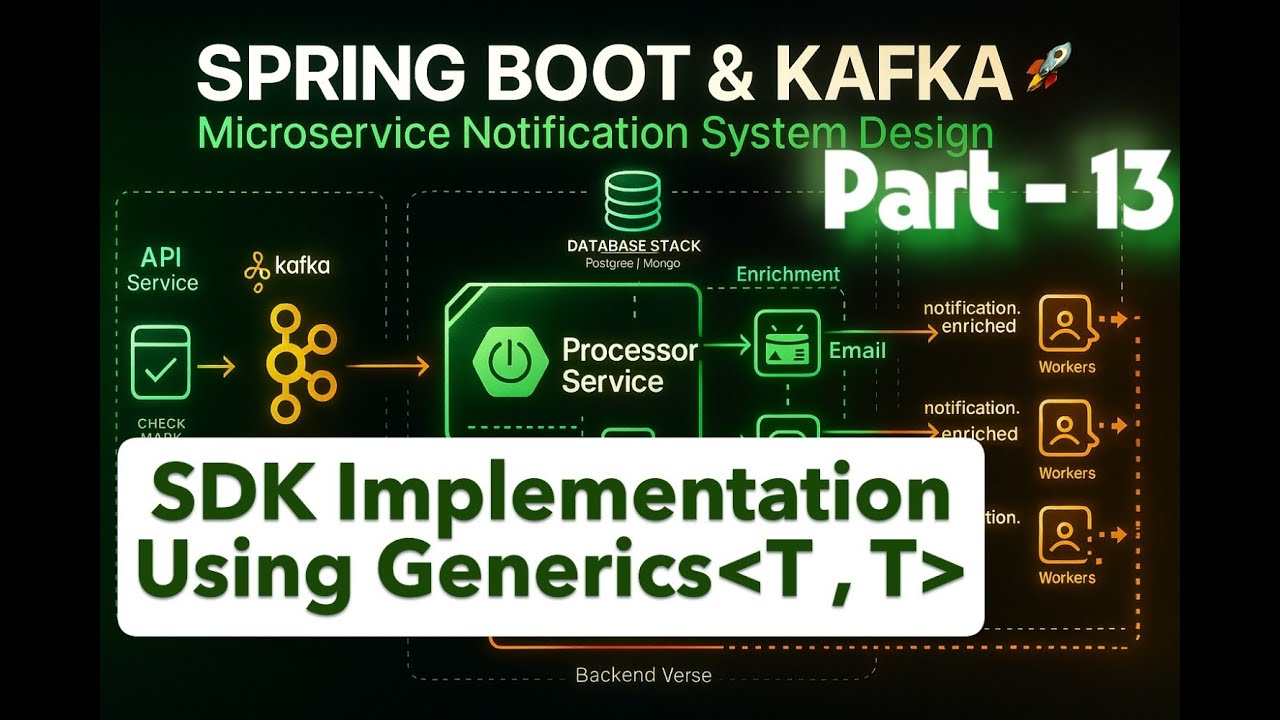 Integrating Common SDK into Notification API | Generic Responses, Exception Handling & MDC Fix 🚀