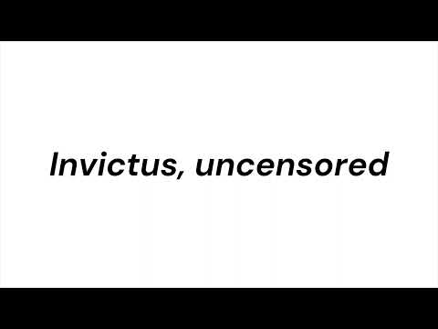 The origins of Peon Theory – Invictus, uncensored