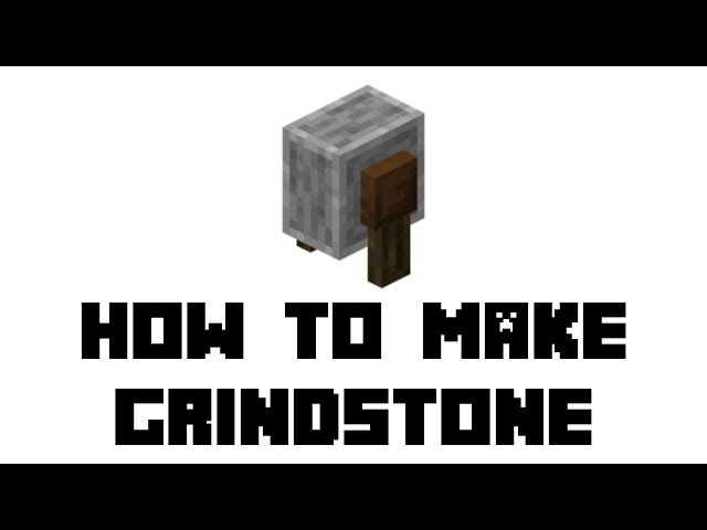 How to make a Grindstone in Minecraft: Materials Required, Crafting ...