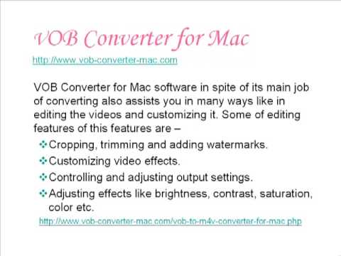 VOB Converter for Mac