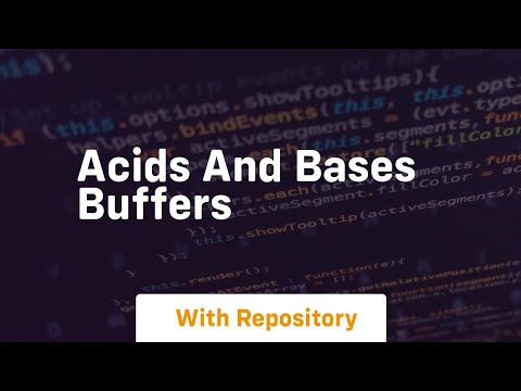 acids and bases buffers