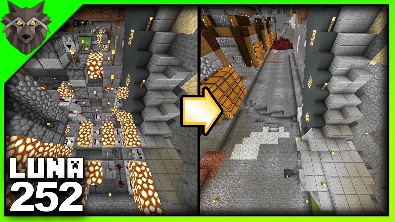 MINECRAFT Survival 252 | REVERSE PROGRESS! | Storage System / Shulker Unloader | LUNA SSP Phase 3