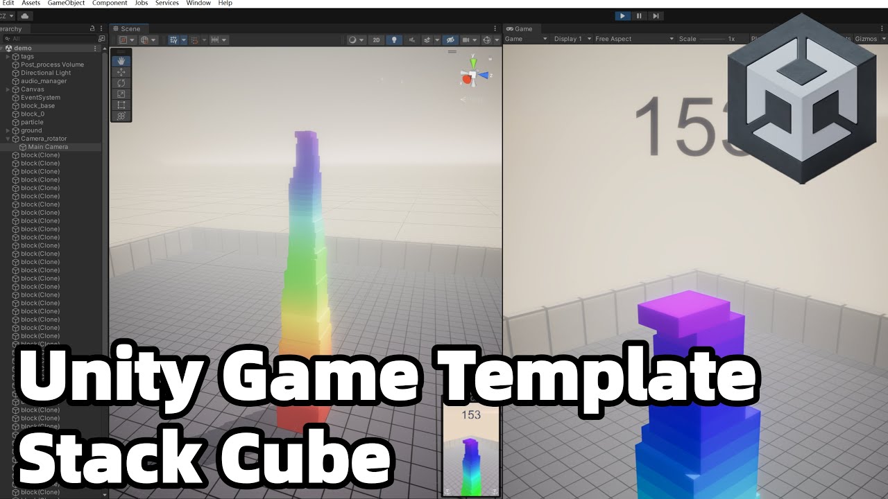 Stack Cube – Complete Unity Game Template