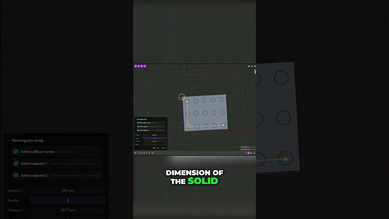 Plasticity Rectangular Array Step by Step Tutorial