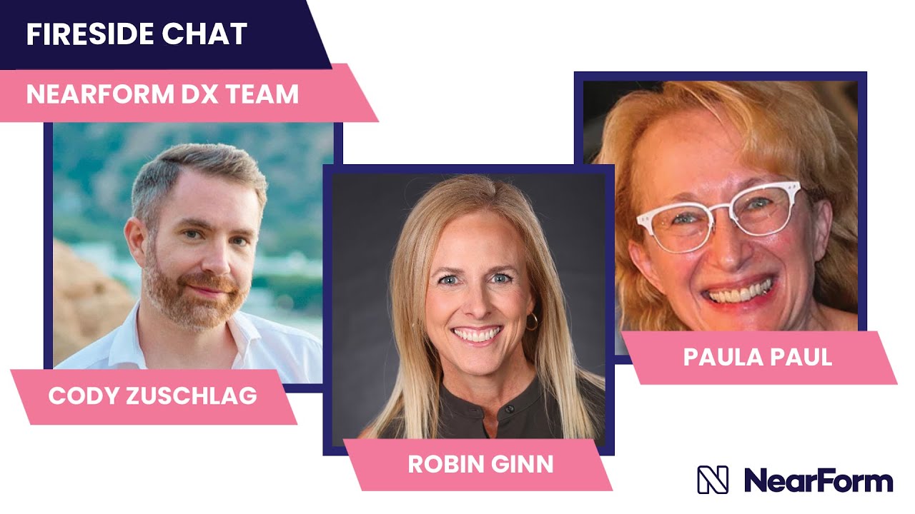Ep 3 | Inclusion and Diversity in Open Source | Fireside chat with Robin Ginn and NearForm DX team.