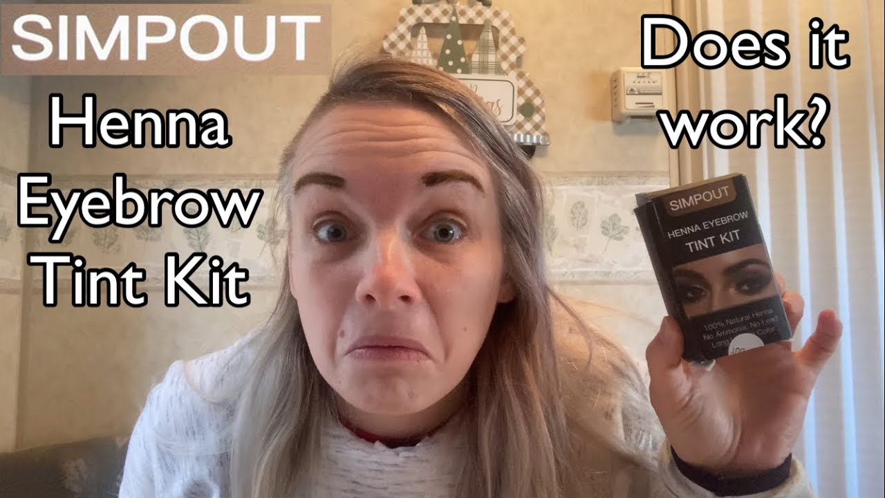 SIMPOUT Henna Eyebrow Tint Kit - Does It Work?