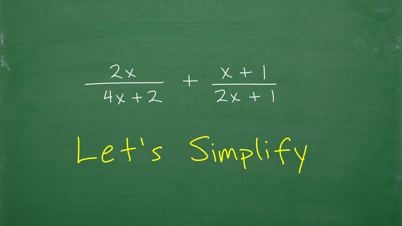 Let’s ADD The Rational Expressions…step-by-step…