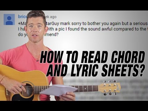 "How to Read Chord and Lyric Sheets?" - Q&A Friday