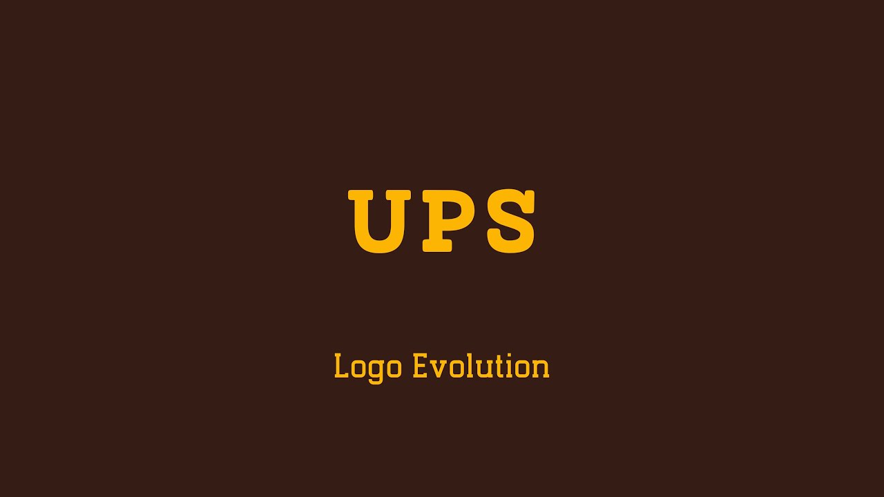 Logo History - UPS Logo Evolution