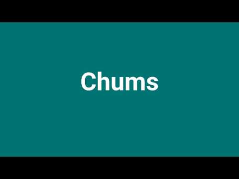 'Chums' Meaning and Pronunciation