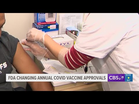 FDA changing annual COVID vaccine approvals