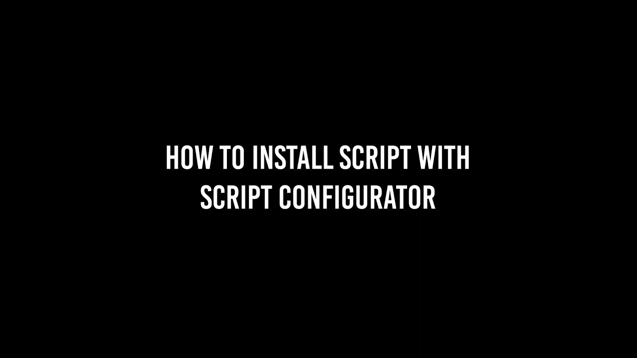 How to install script for DCS World with Script Configurator ( with English subtitles )
