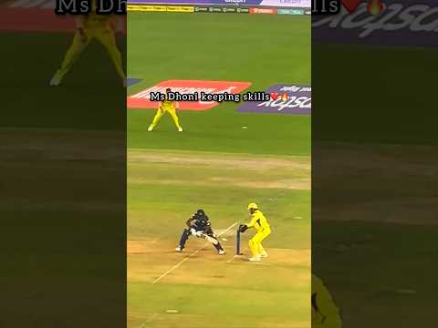 Ms Dhoni keeping skills❤️????#shorts #msdhoni #thala #like #7 #dhoni