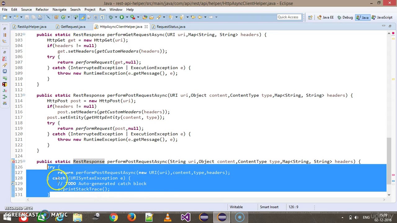 4. Part 4 - Web Service Testing using Apache HttpClient
