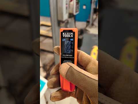 This compact laser distance measure from Klein Tools is a game changer! #tools #diy #handtools