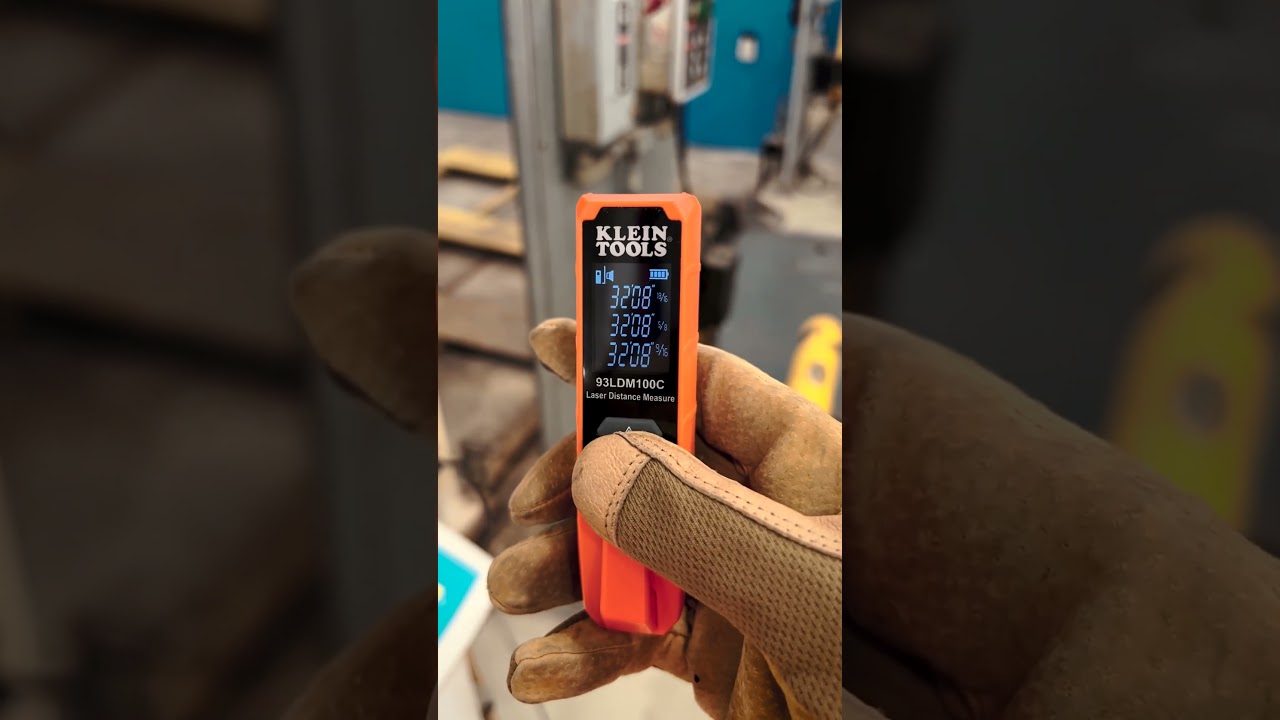 This compact laser distance measure from Klein Tools is a game changer! #tools #diy #handtools