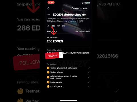 Layer Edge Airdrop: Steps To See Your Final Allocation Using OKx Wallet
