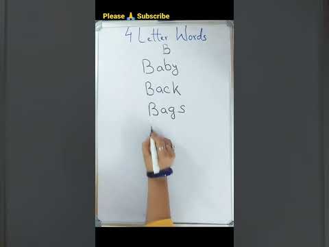 4 Letter words B for kids #viral #short #shorts